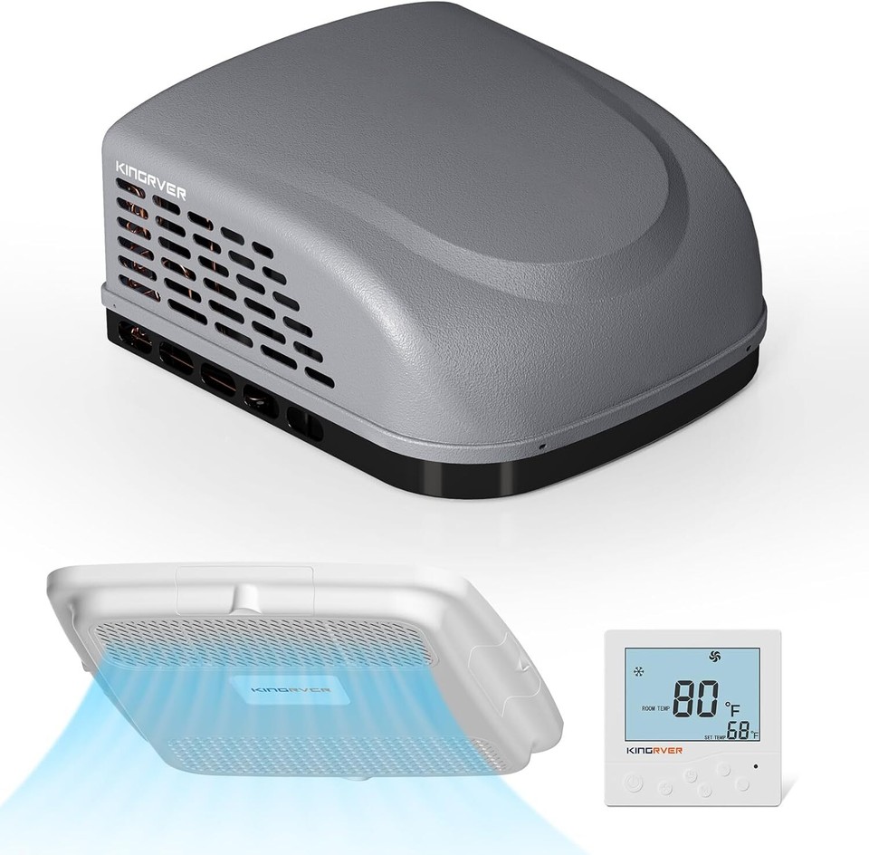 RV Air Conditioner COOLING Rooftop Non-Ducted 15K BTU Camper AC Unit ...