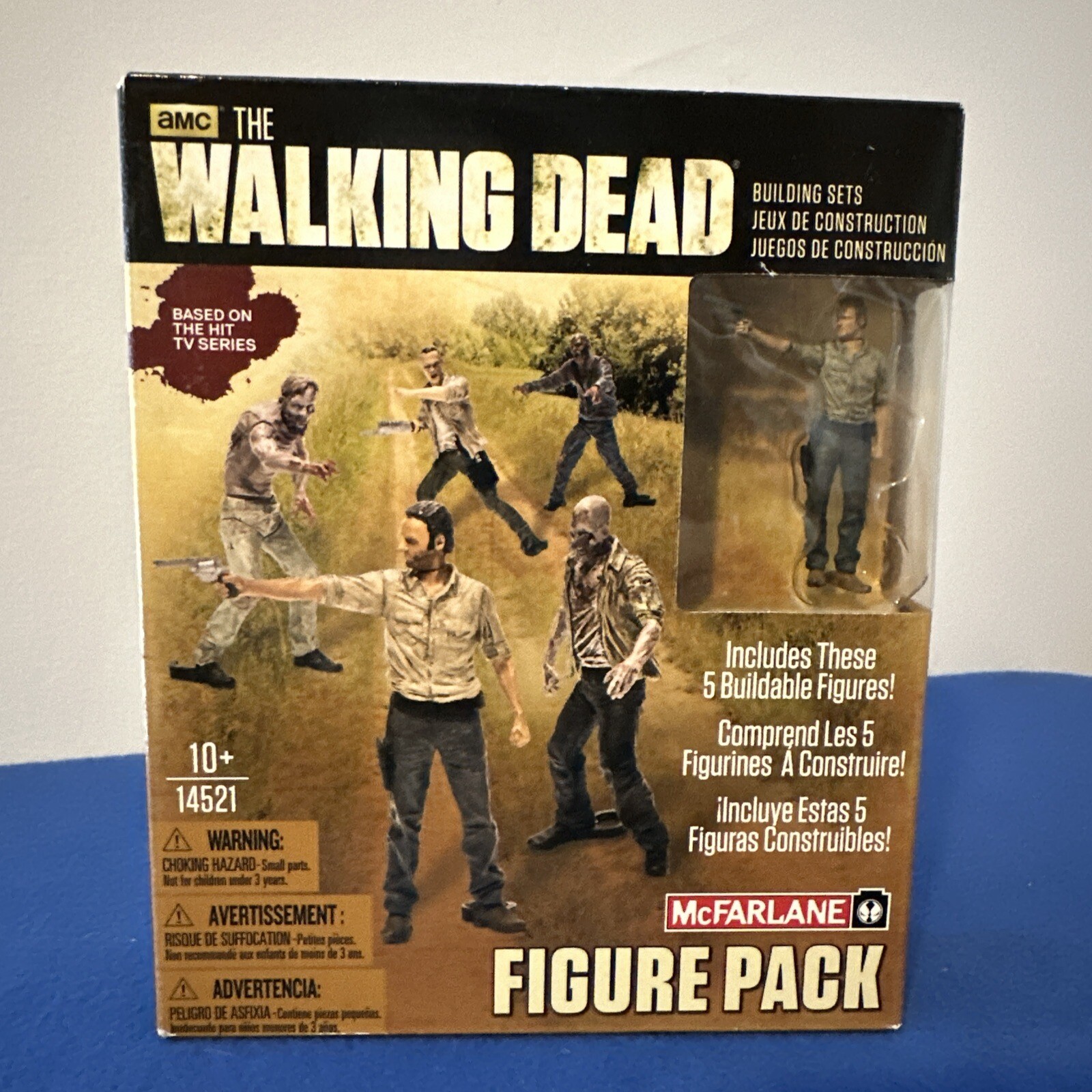 The Walking Dead AMC Figure Pack McFarlane Toy Figures Pack 1 BUILDS 5 ...