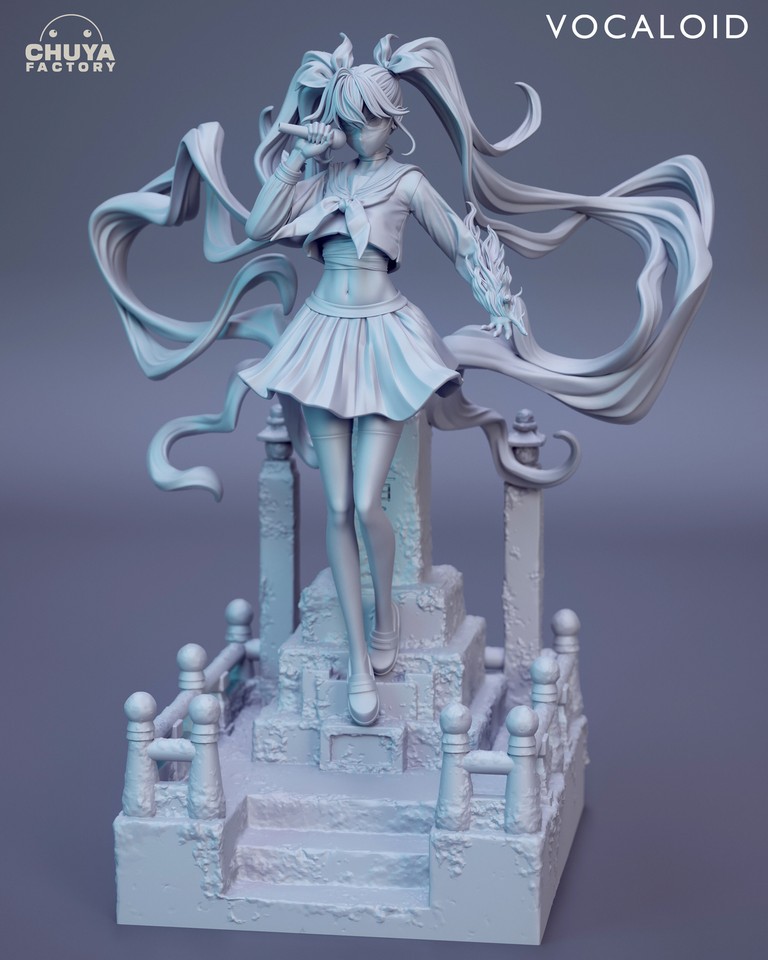 Ghost / Zombie Hatsune Miku Resin Figure / Statue various sizes | eBay