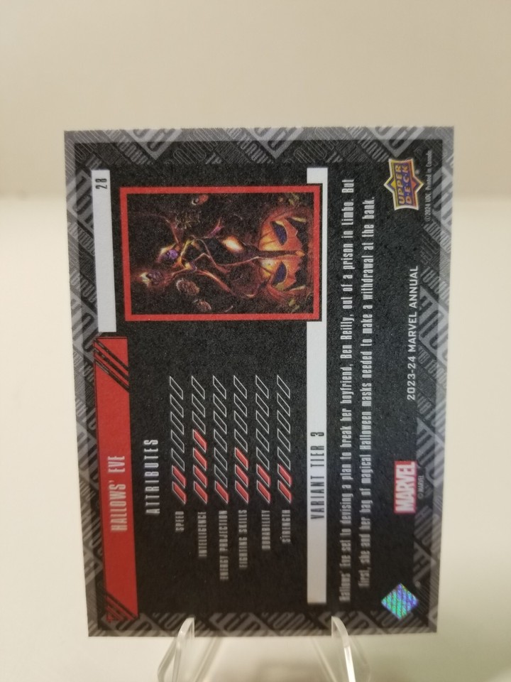 2023-24 Upper Deck Marvel Annual ~ Hallows Eve #28 ~ Canvas Variant ...