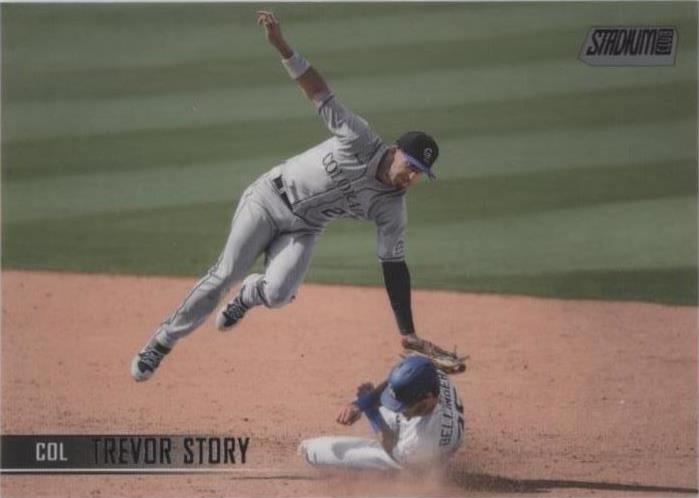 2021 Topps Stadium Club - Trevor Story #260 Black Foil for sale online ...