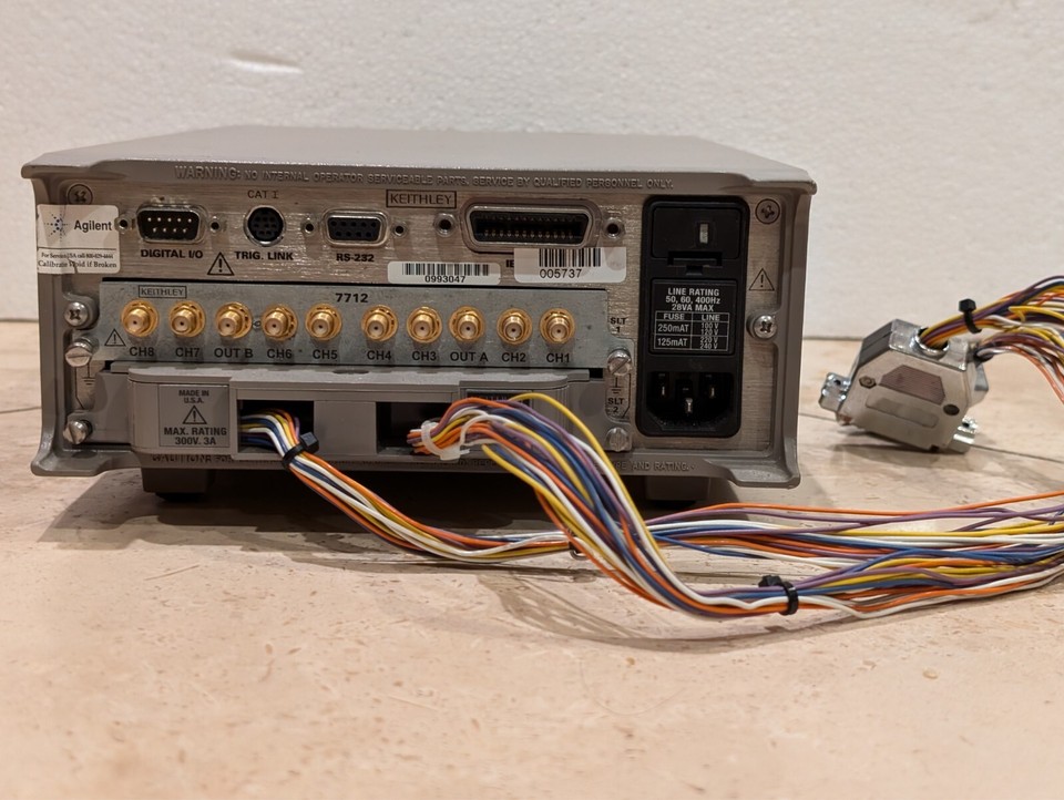 Keithley 2700 Series Multimeter & Mulitiplexer DMM with 7700 20CH ...