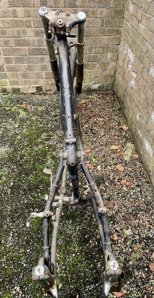 BSA A10 Plunger Frame Yokes Forks Front Wheel Chopper Special | eBay UK