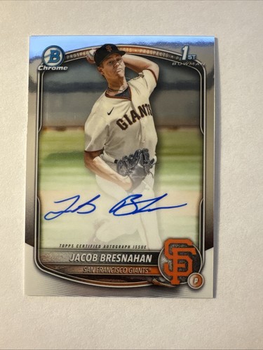 2025 Bowman Baseball JACOB BRESNAHAN #CPA-JBR 1st Chrome Prospect ...