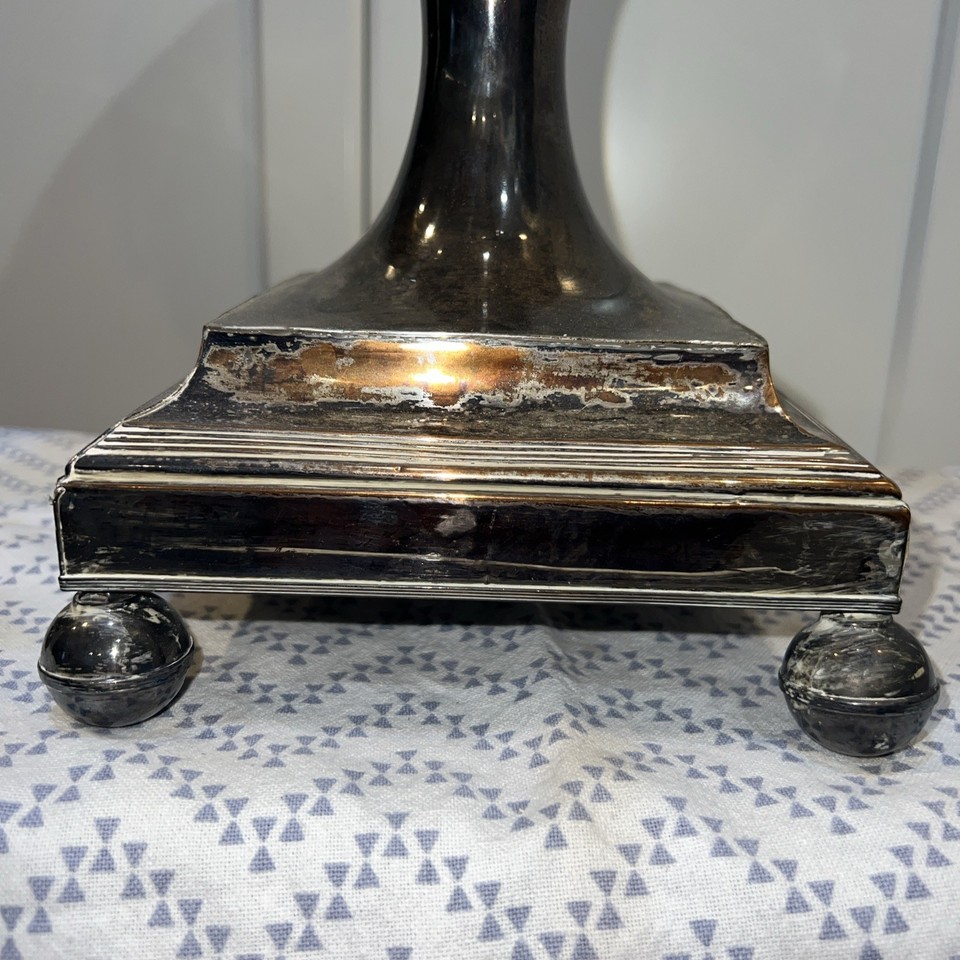 Antique Sheffield Silver Plate Drink Urn Dispenser display floral lion ...