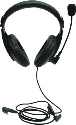 Noise Cancelling Headset with Boom Mic for Motorola CP200 CP200D CP185 ...