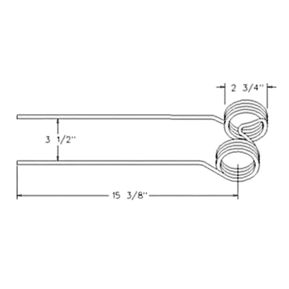 Sitrex Hay Tedder Teeth Tedders Fluffer Tines RT5200 Set of 10 | eBay