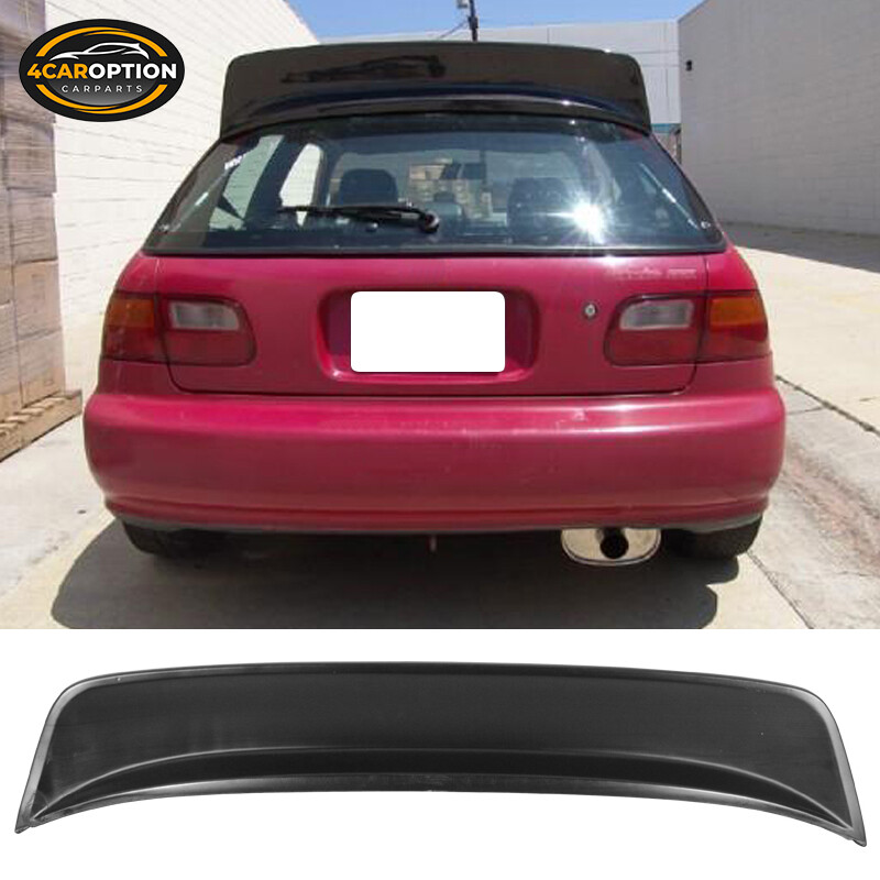 Fits 92-95 Honda Civic EG6 Hatchback Rear Window Top Roof Spoiler Sun ...