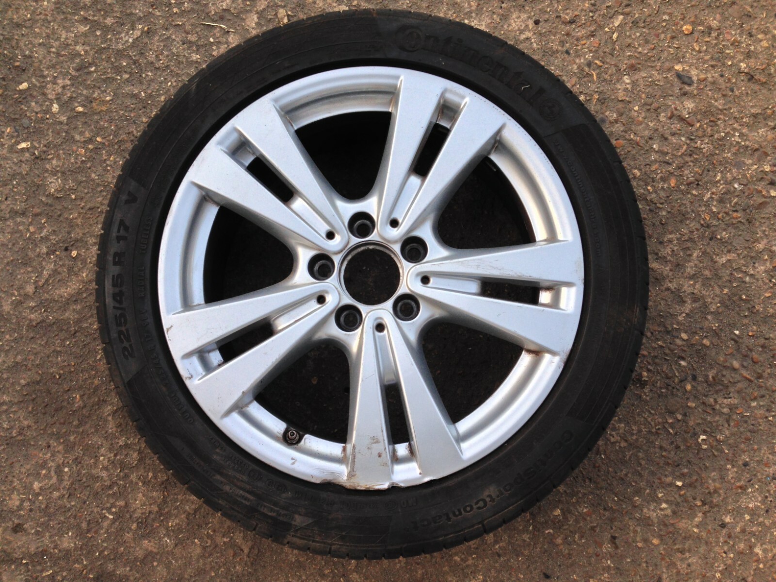 2017 MERCEDES A B CLASS W246 17" 7.5J x 17H2 ALLOY WHEEL + TYRE ...