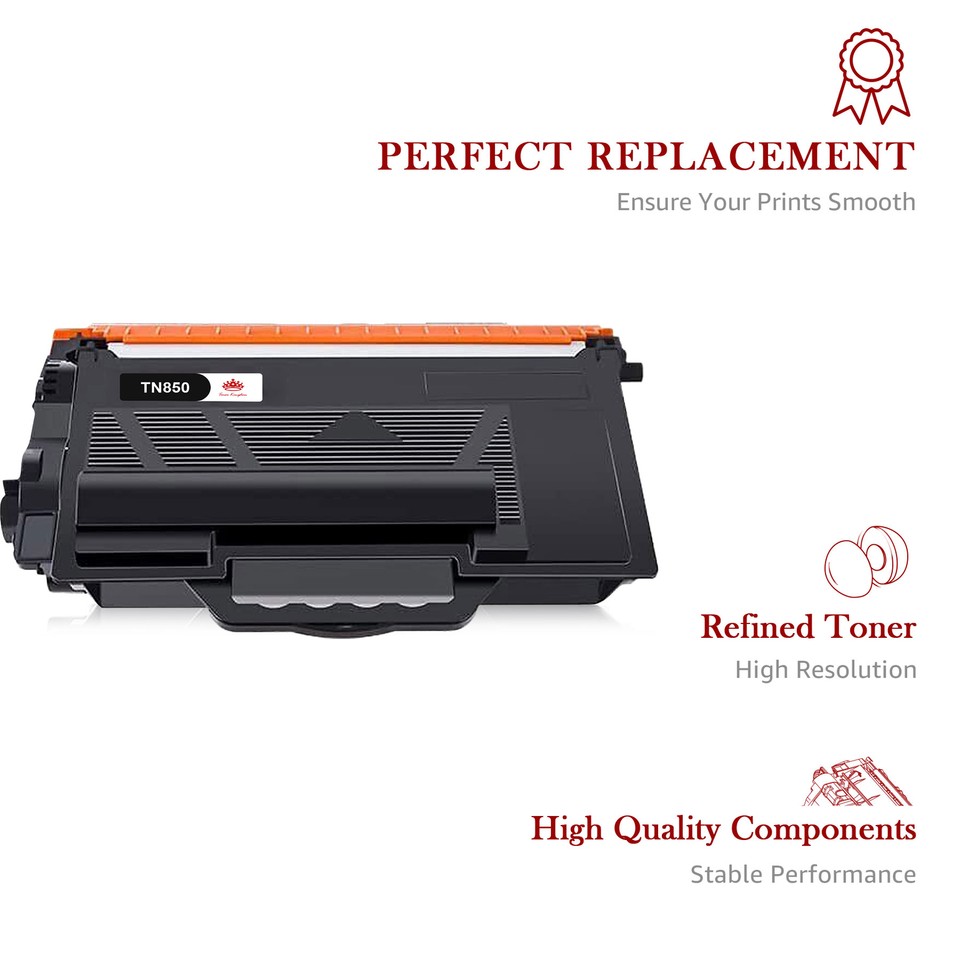 4PK TN850 TN-850 TN820 Toner Cartridge For Brother TN820 MFC-L5800DW ...