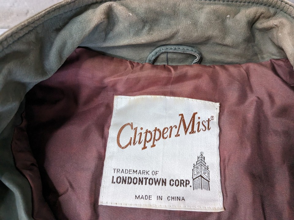 Clipper Mist Jacket Coat Men's Size L Green Full Zip | eBay