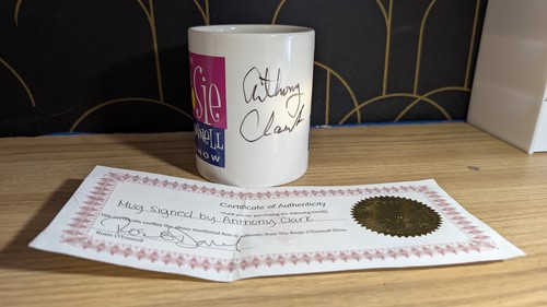 ANTHONY CLARK AUTOGRAPHED SIGNED ROSIE O'DONNELL SHOW MUG COA SIGNED BY ...