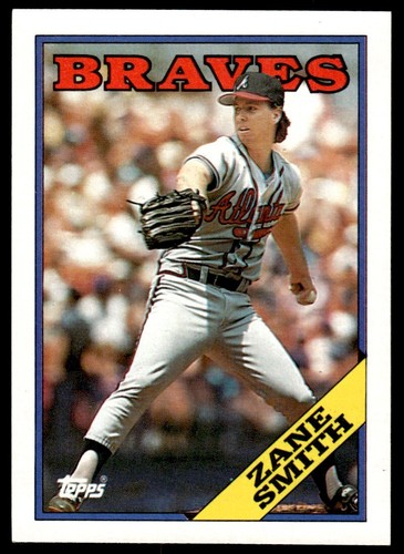 1988 Topps Baseball Card Zane Smith Atlanta Braves #297 | eBay