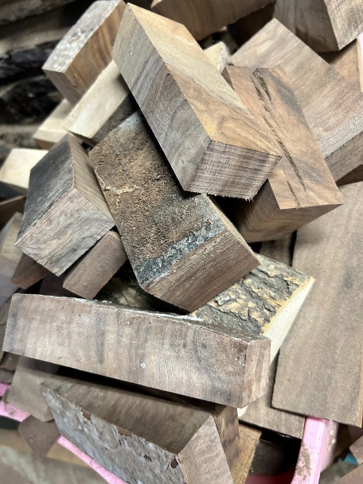 Large Flat Rate Box of Small Hardwood Cutoffs - Mostly Claro and ...