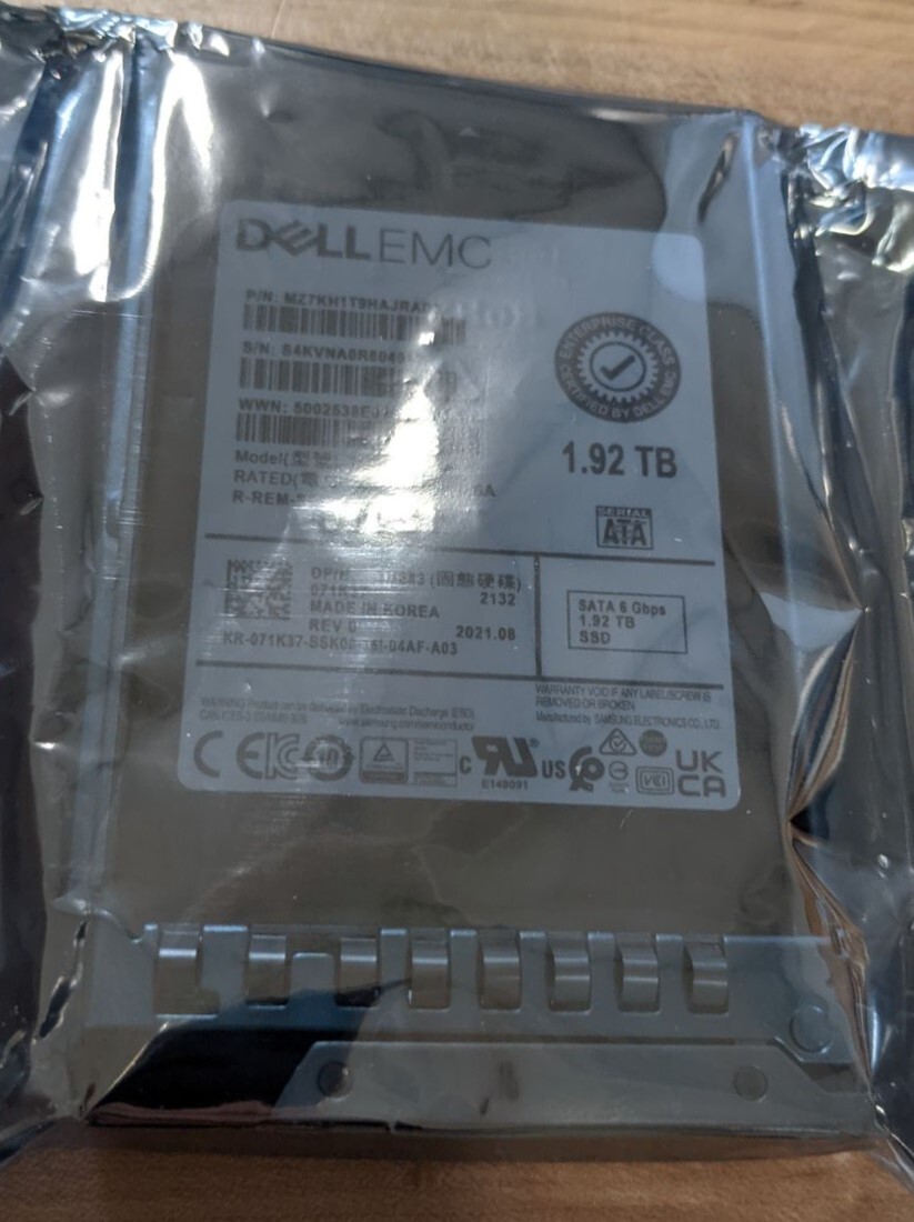 Dell EMC MZ-7KH1T9A 1.92TB, 2.5 inch, SATA Internal SSD - 71K37 for ...