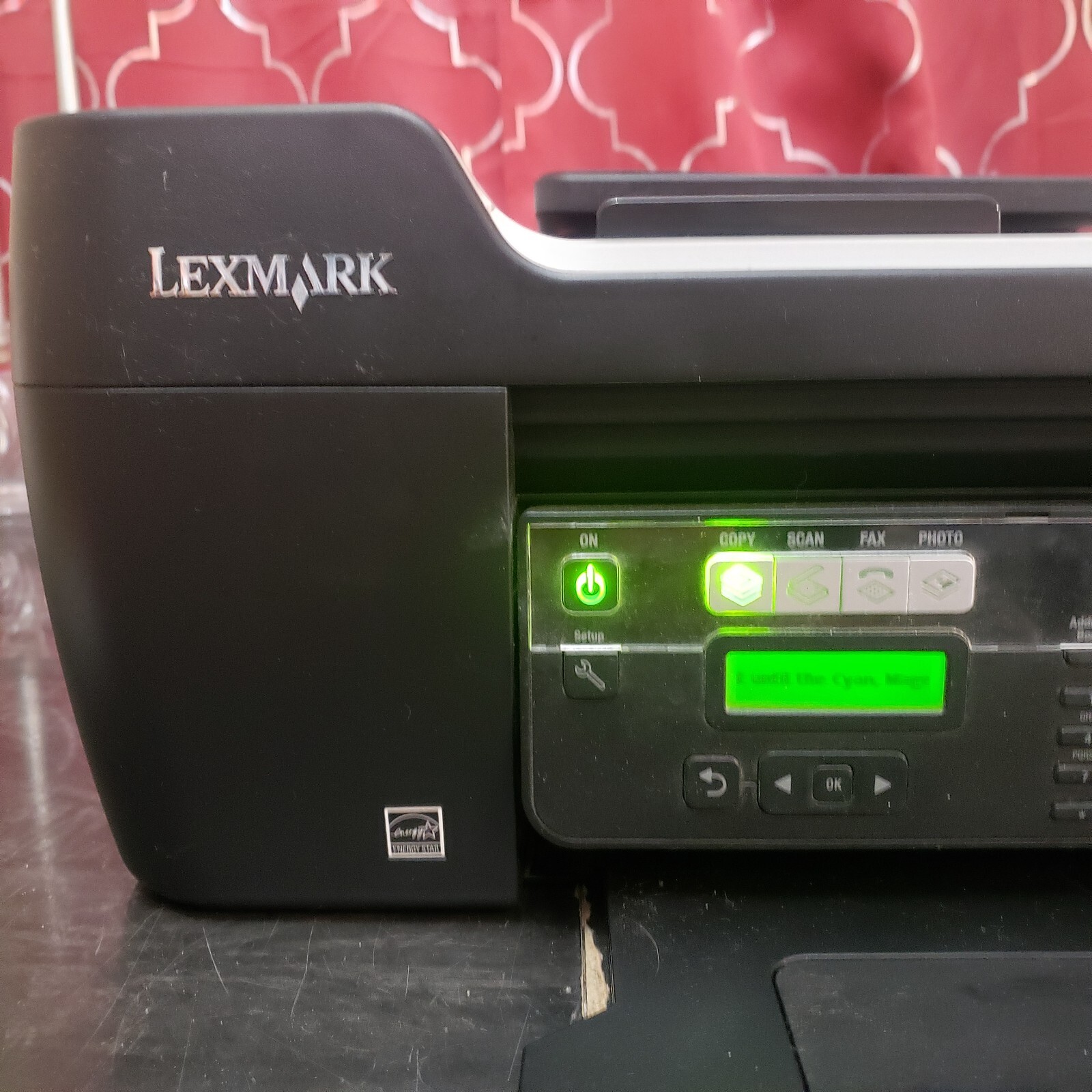 Lexmark Interpret S405 Inkjet Printer All-In-One WiFi Fax Scan *No Ink ...