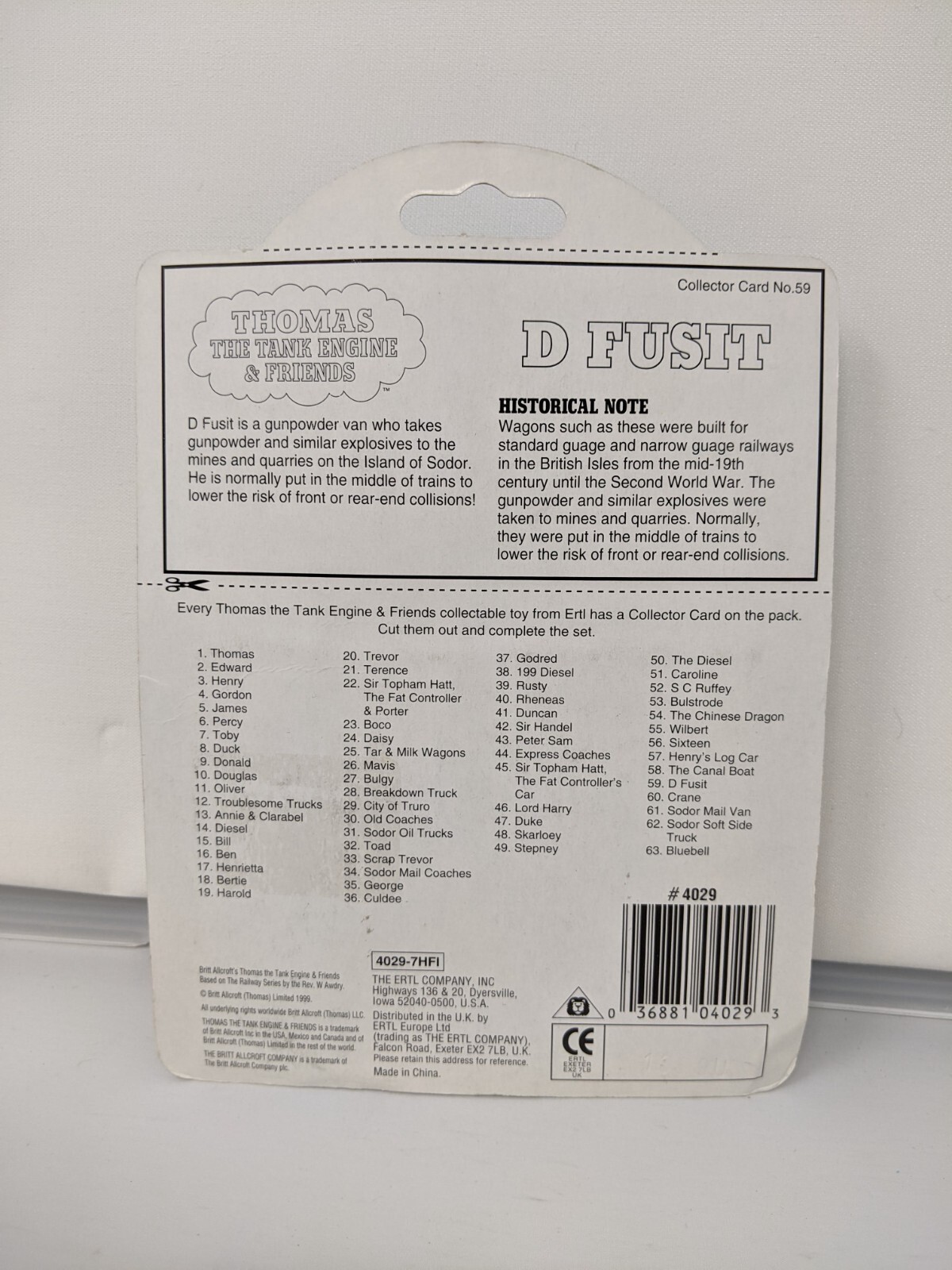 NEW ERTL Thomas The Tank Engine & Friends | Grelly USA