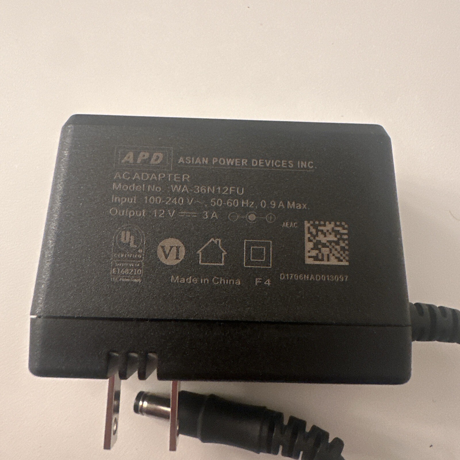 GENUINE LINKSYS APD WA-36N12FU AC ADAPTER VELOP AX4200 MX12600 AXE6600 ...