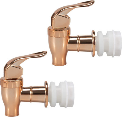 Rose Gold Spigot for Beverage Dispenser Carafe Push Style Lever Pour ...