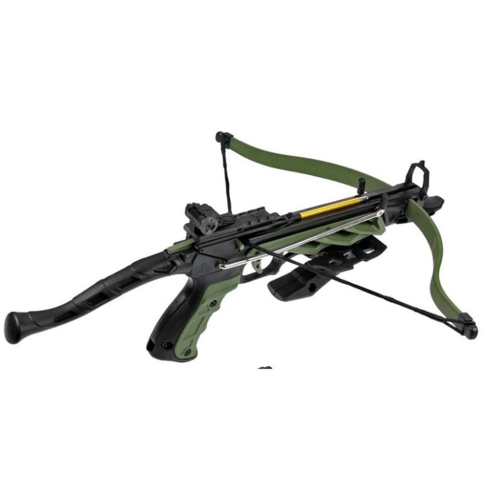 80lb Self Cocking Alligator Pistol Crossbow Fiberglass with Forearm ...