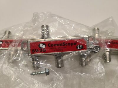 3 WAY COAX RG6 SPLITTER. COMMSCOPE. LOT 10 PC | eBay
