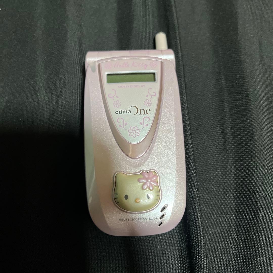 Hello Kitty CDMA One Flip Phone Pink AU Limited Model – Screen Issues ...