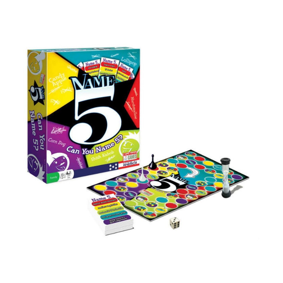 Endless Games Boardgame Name 5 (2016 Ed) Box VG+/NM 632468003813| eBay