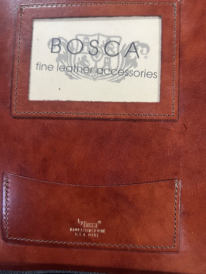 BORCA FINE OLD LEATHER, DELUXE LEATHER PORTFOLIO | eBay