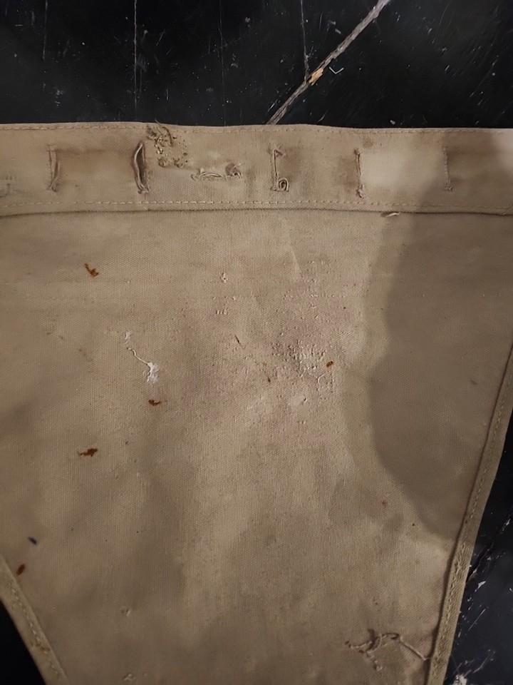 Triangle Havresac U.S. Ww2 Daté 1942 Avec Trace De Nom A Déchiffrer. | eBay