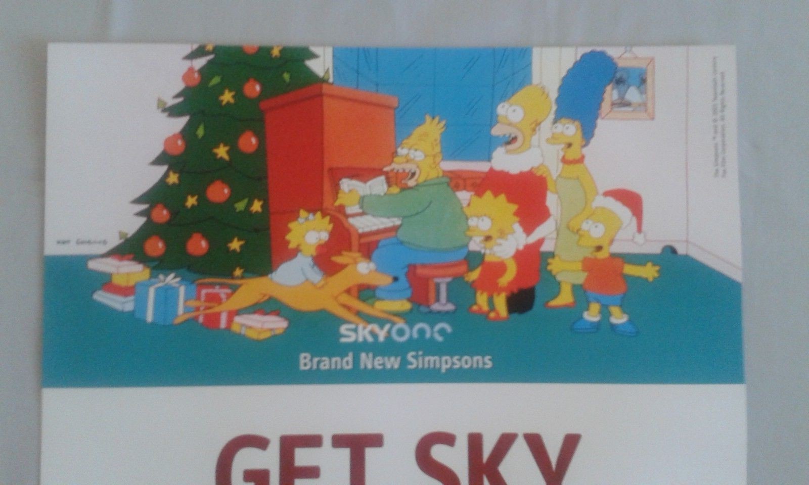 Sky Simpsons Poster 2003 | eBay