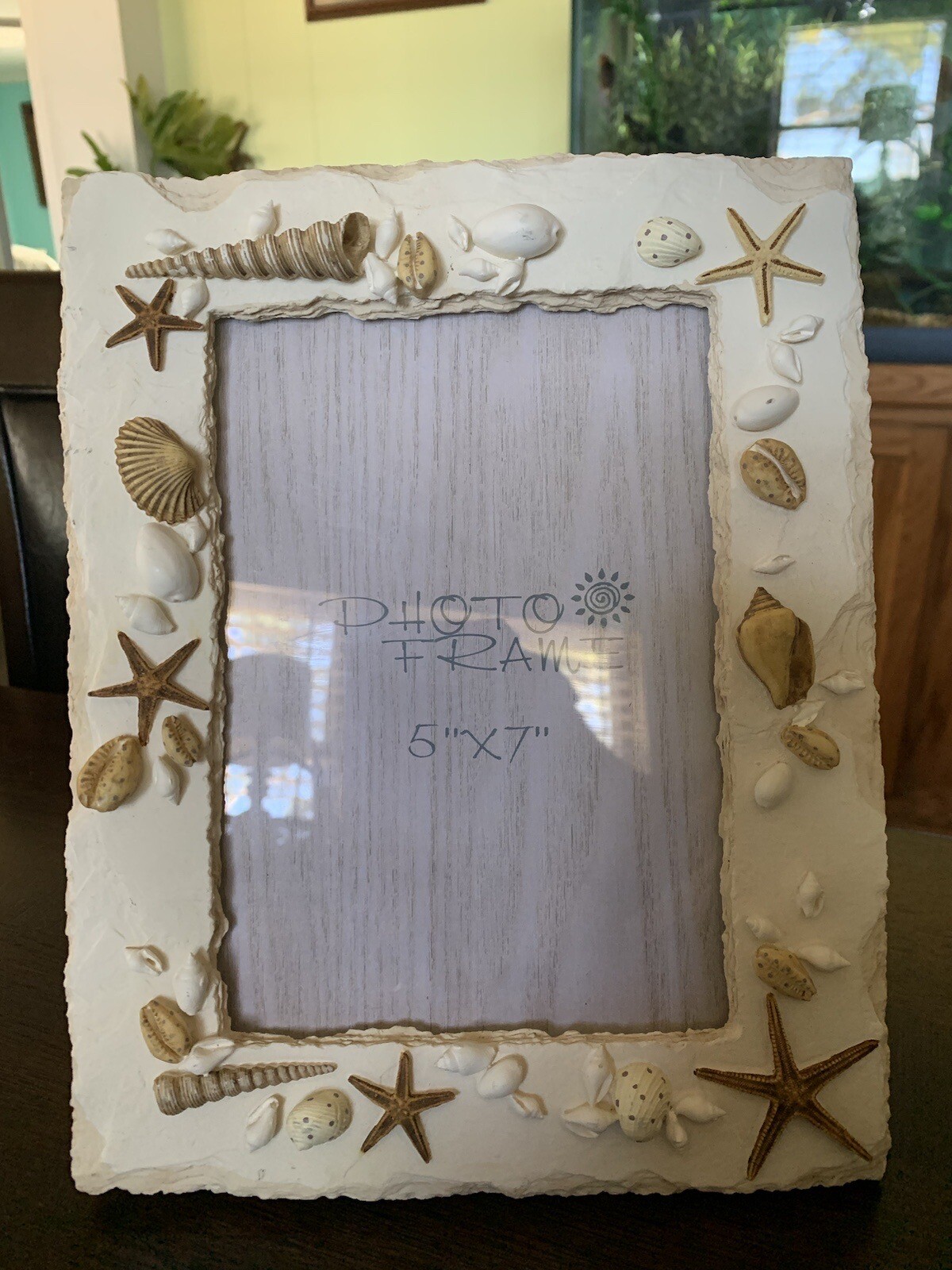 2 Sets of Nautical Seashell Fossil Beach Theme Resin 5”x7” Picture ...