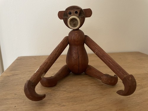 KAY BOJESEN ZOO LINE STYLE ARTICULATED MONKEY MID CENTURY MODERN DANISH ...