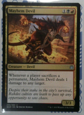 Mtg - Mayhem Devil | eBay