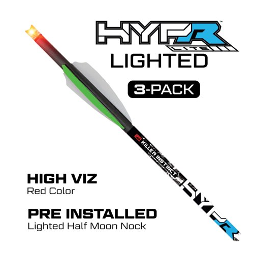 Killer Instinct Lighted Hypr Lite 20 Inch Crossbow Bolts 3 Pack | eBay