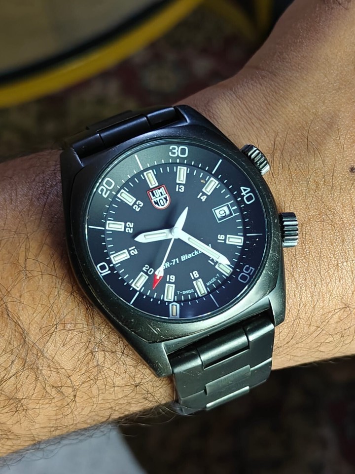 Luminox 9000 Series Limited Edition Lockheed Martin SR-71 Blackbird Men ...