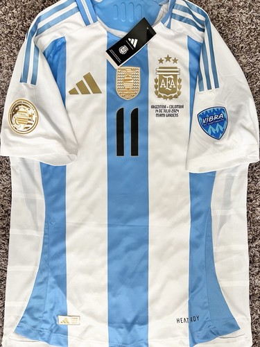 Di Maria #11 Argentina Jersey Copa America 2024 Final Kit Mens Size ...
