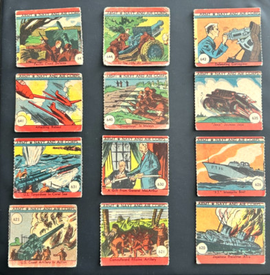 1942 R18 W.S. ARMY NAVY and AIR CORPS CARD LOT OF 19 (from 601-648) | eBay