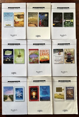 Lot Of 9 Readers Digest Select Editions Large Type Print Book ...