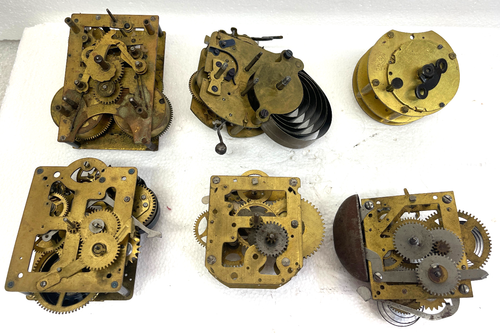 6 - Antique Clock Movements For Parts Or Repair | eBay
