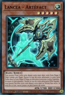 Yu Gi Oh ! Lancea - Artéfact RA01-FR006 Super Rare VF | eBay