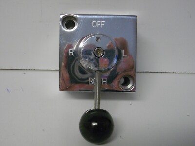 Polished Billet Manual 2 Tank Fuel Valve 1/2" NPT V-drive Jet Boat ...