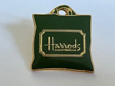 Vintage Original Harrods Enamel Pin Badge | eBay