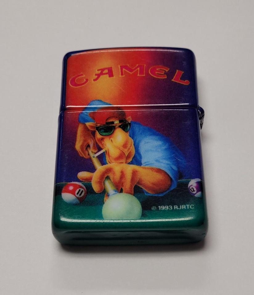 Vintage 1993 Zippo Joe Camel Pool Player Lighter | New / Unused | RARE ...