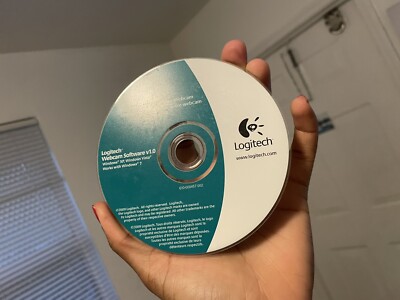 Logitech Webcam Software v1.1 Windows XP Vista 7 2009 disc cd-rom ...