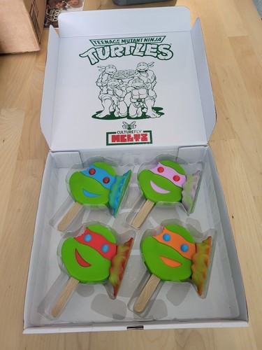 NYCC 2023 Exclusive CultureFly TMNT MELTZ Ninja Turtles Ice Cream Pops ...
