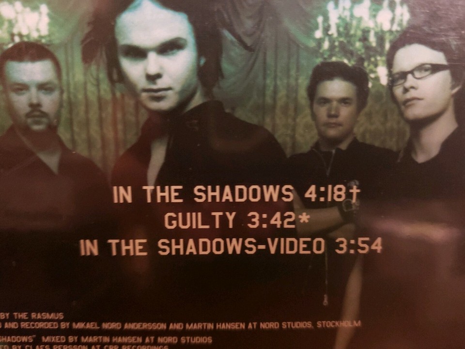 In the Shadows Single CD The Rasmus 2004 Playground Records NEW ...