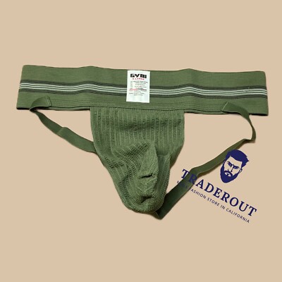 Gym Men army green old school jock straps jockstrap underwear size S M ...