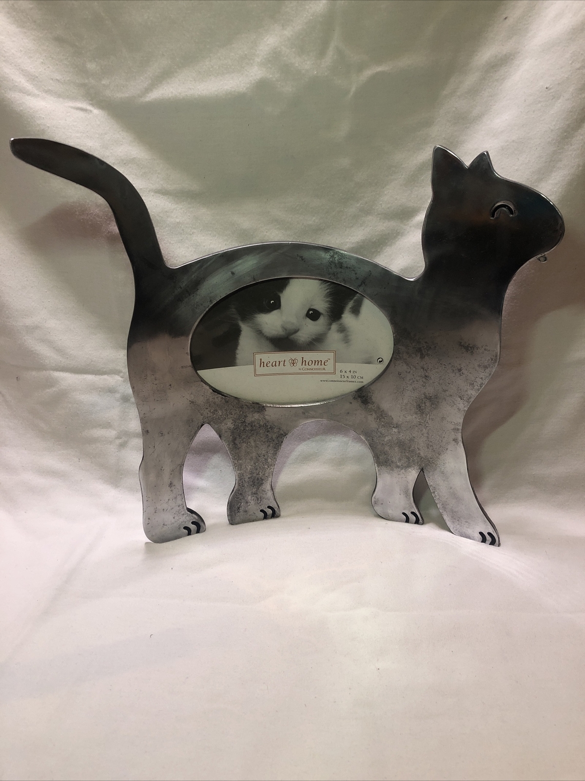 Large Curved Metal Standing Cat Photo Frame By Connoisseur Frames Cat ...