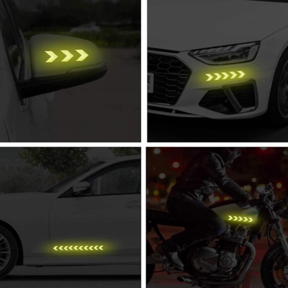 36Pcs Red + Yellow + Green Strong Reflective Arrow Decals | eBay