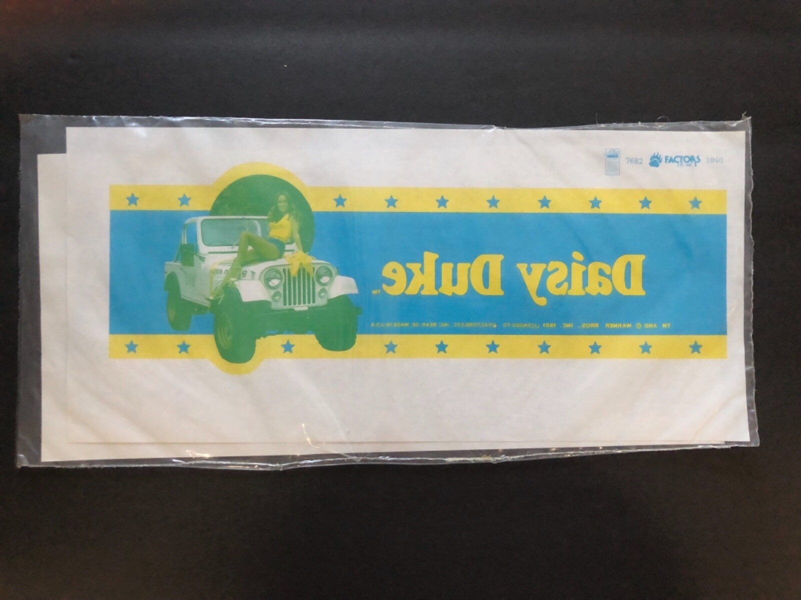 VTG SAMPLE 80s Daisy Dukes of Hazzard Catherine Bach Jeep CJ 5 7 t ...